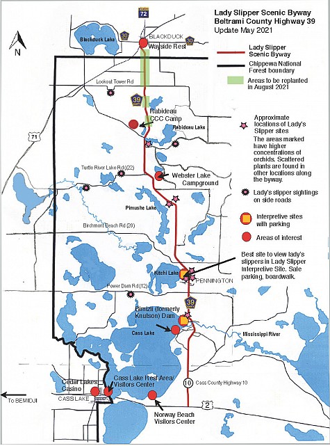 Lady Slipper Scenic Byway - Viewing Lady’s Slippers