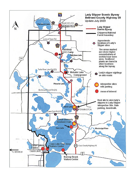 Lady Slipper Scenic Byway - Viewing Lady’s Slippers